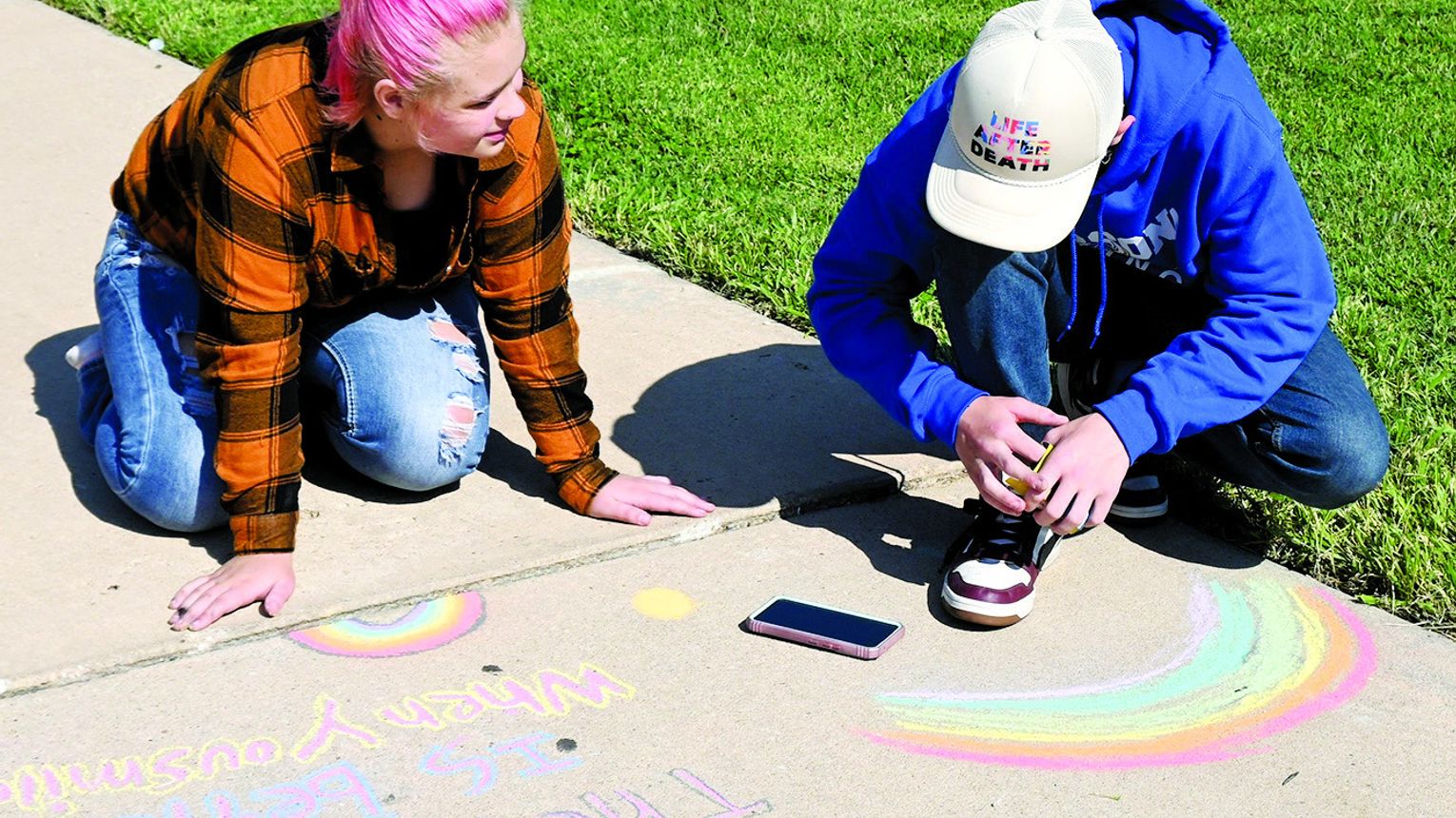 PHS math students learn to add positive messaging