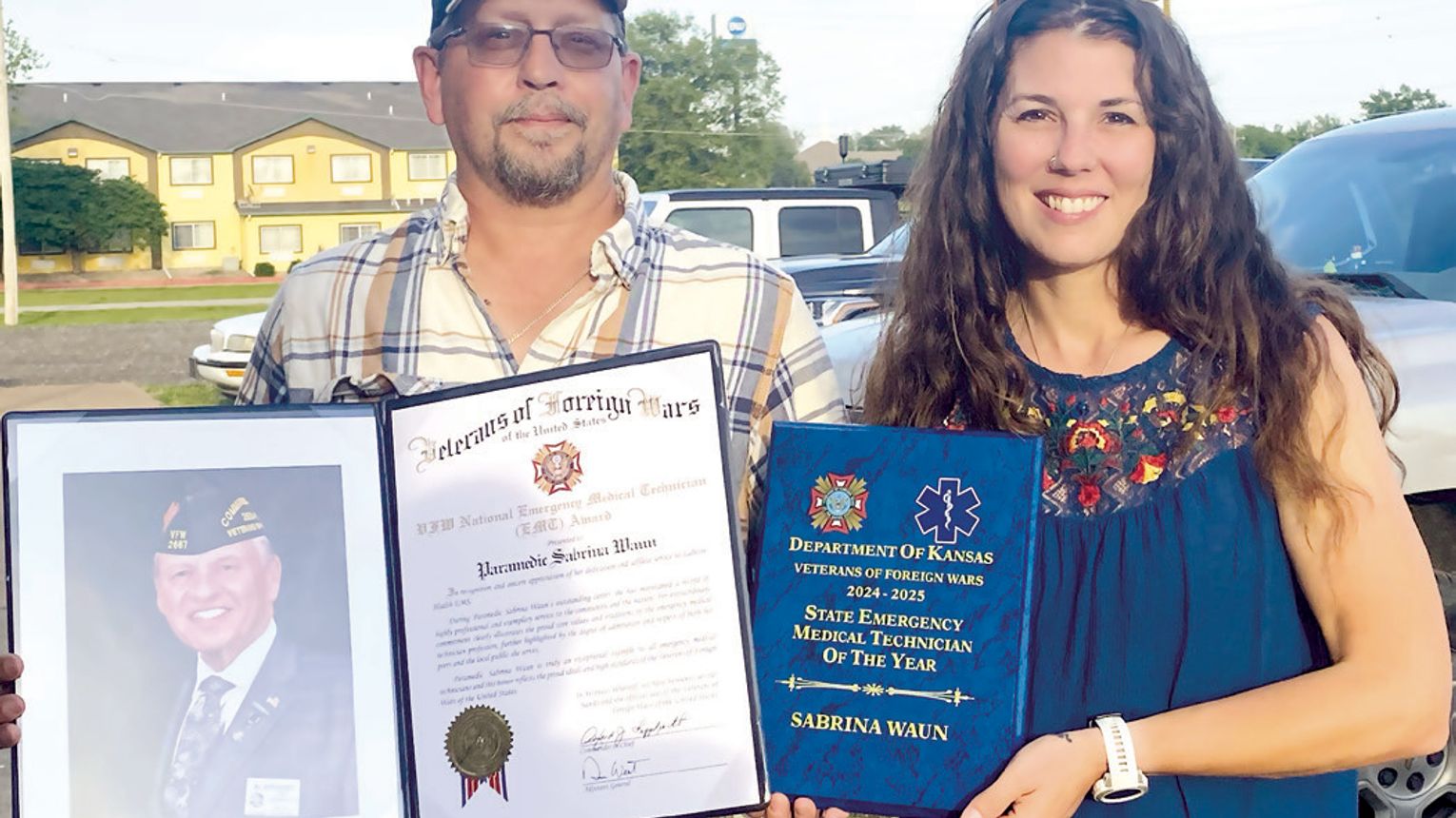 Waun earns state, national EMT accolades from VFW